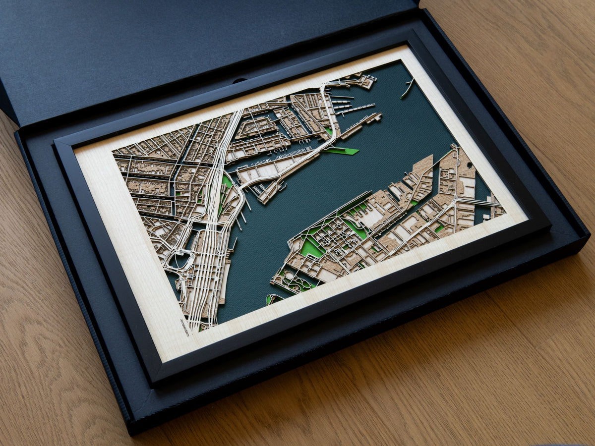 Bespoke Topographic Art Studio - 3D Hardwood Maps - MAPLAB